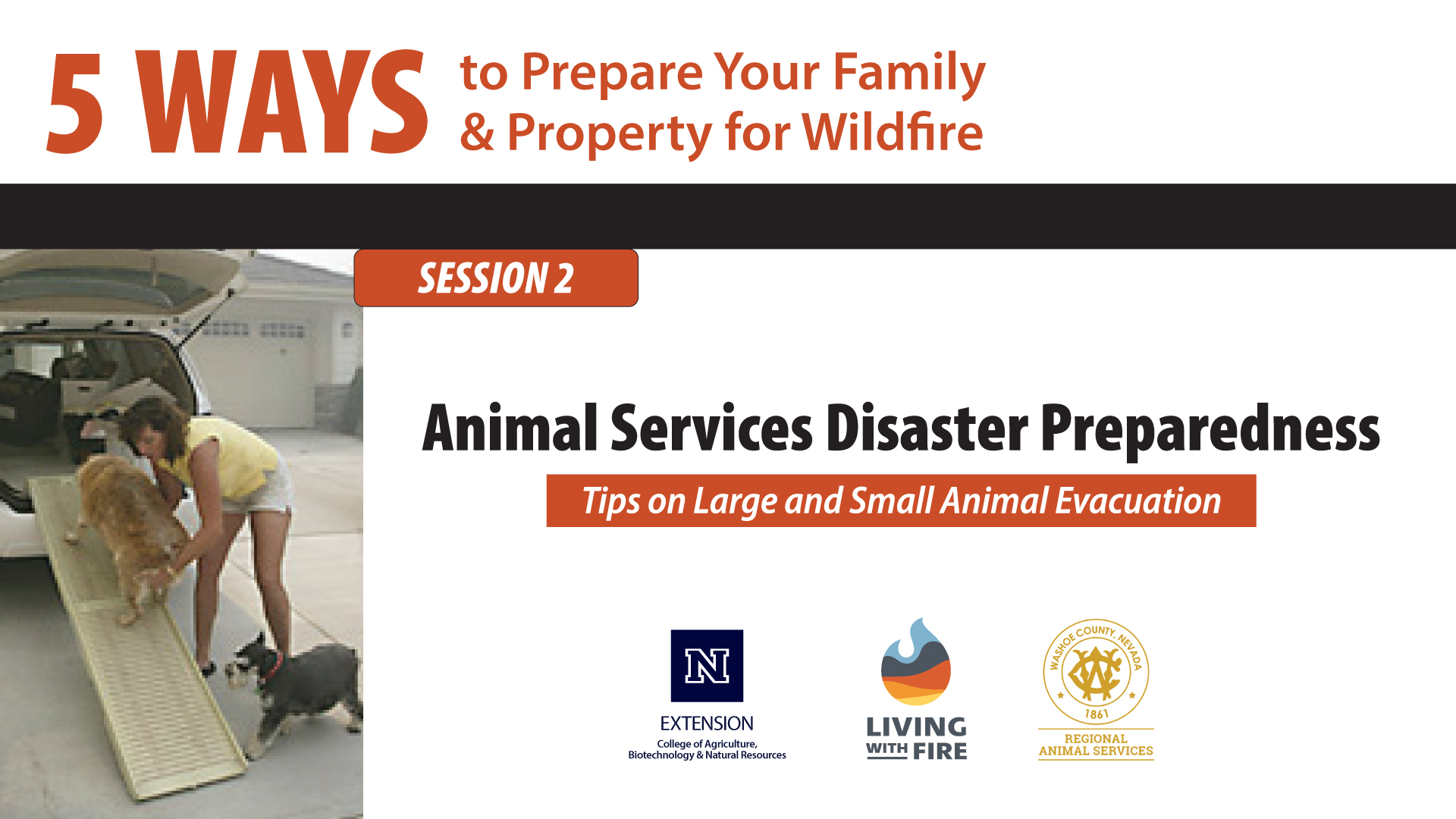 Animal Services & Disaster Preparedness | Living With Fire