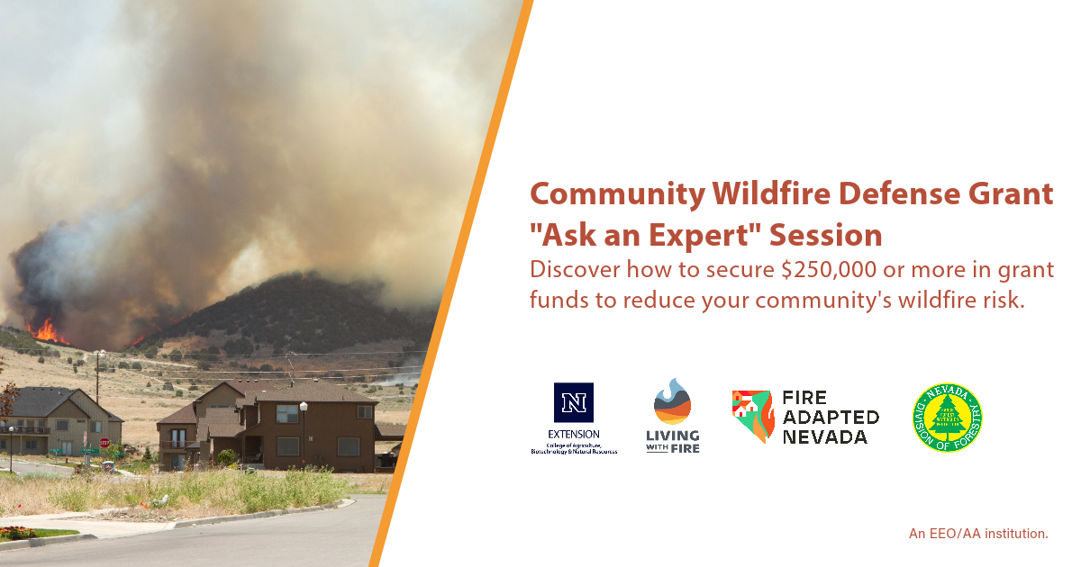 September 19, 2023 - Community Wildfire Defense Grant