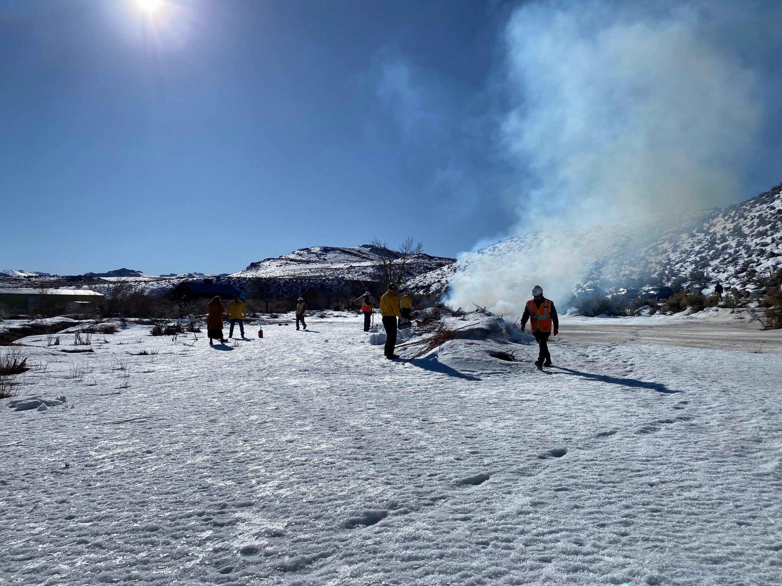 Washoe Tribe Intentional Fire Training Exchange (TREX) | Living With Fire